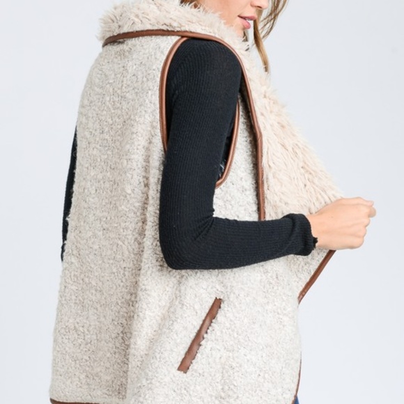 Love Tree | Jackets & Coats | Comfy Womens Love Tree Sherpa Soft Vest ...